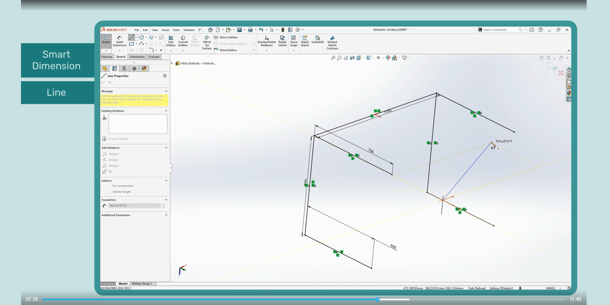 3D skica (3D sketch)