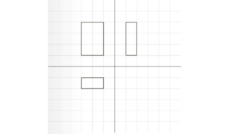 Pravokotna projekcija - Preverim svoje znanje
