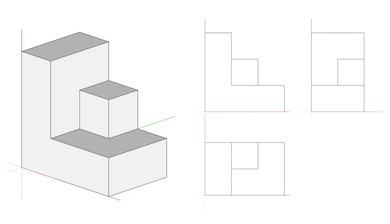 Pravokotna projekcija - Preverim svoje znanje